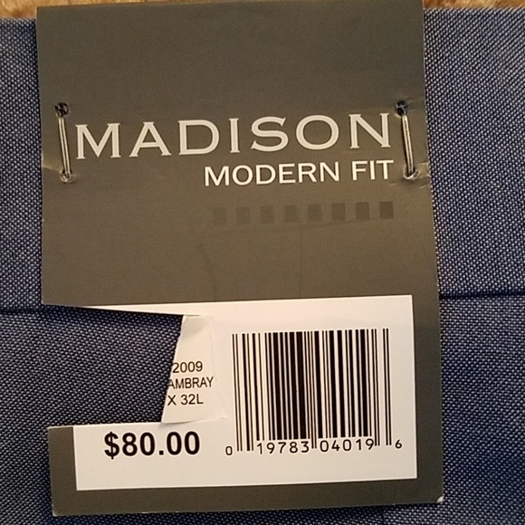 Madison | Pants | Nwts Madison Modern Fit Cambray Slacks 32x32l | Poshmark